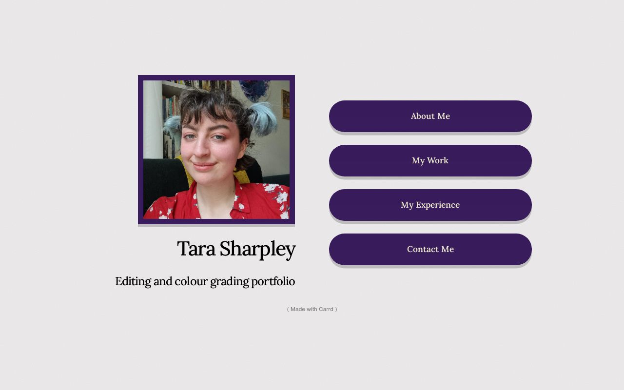 Tara Sharpley Editing Portfolio